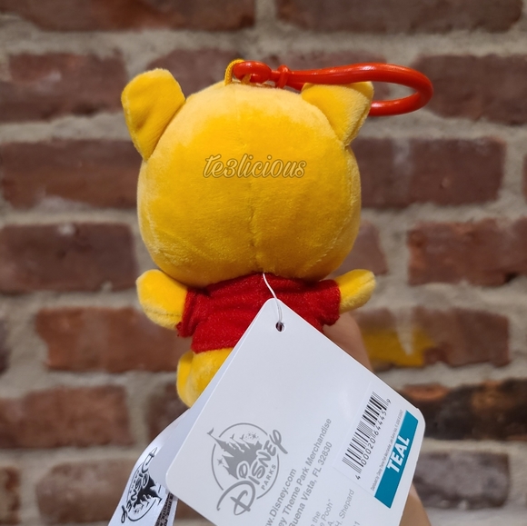 Disney | Accessories | Disney Parks Winnie The Pooh Plush Keychain ...